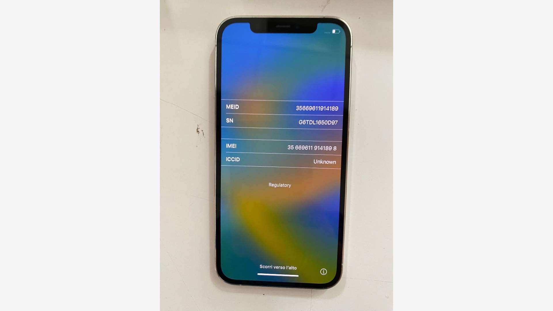 N. 1 iPhone 12 PRO 512 GB ( GRADE B) - Quasi Usato