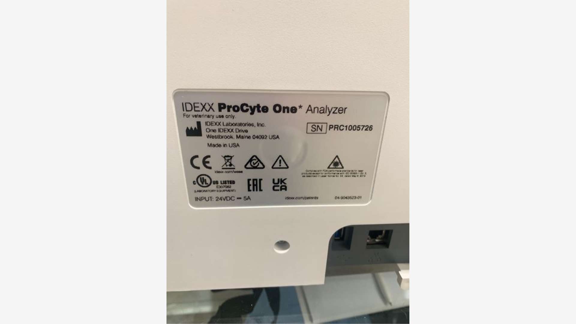 ANALIZZATORE EMATOLOGICO IDEXX PROCYTE ONE + ANALIZZATORE IDEXX VETLAB UA - Quasi Usato